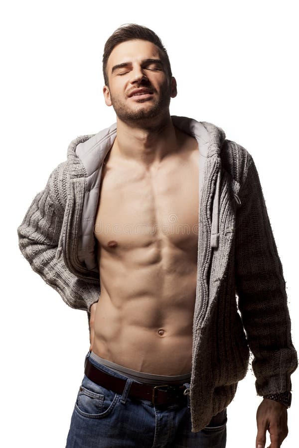 Good abs stock photo. Image of open, model, confident - 60328562