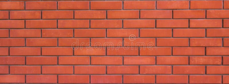 Smooth Red Brick Texture. Very Even Seams Stock Photo - Image of ...