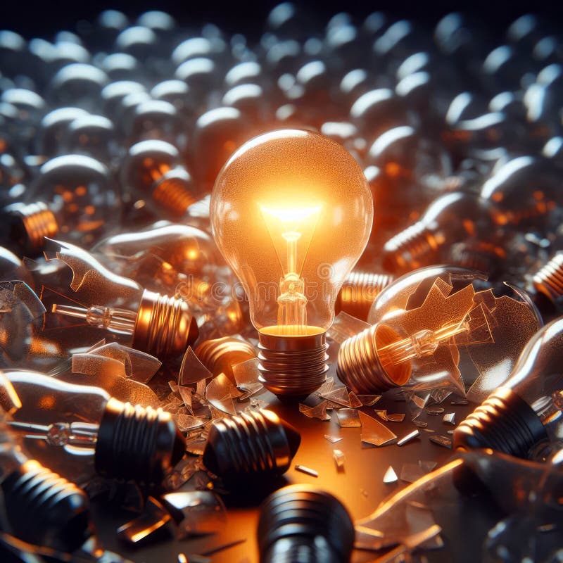 Good and bad ideas concept stock illustration. Illustration of good ...