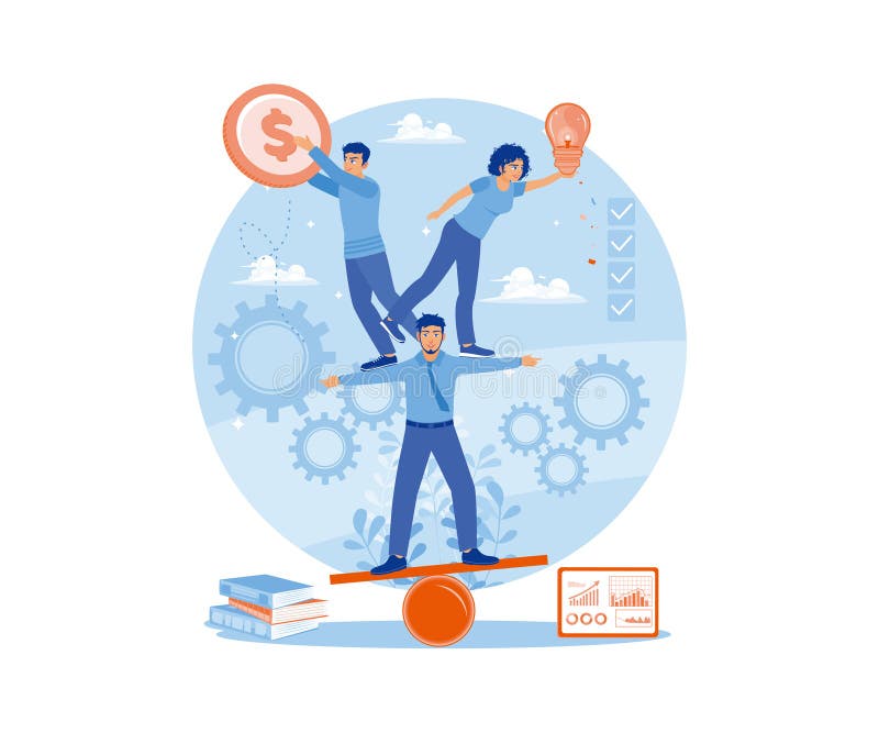 Good Balance between Ideas, Time and Work. Work Together Towards ...