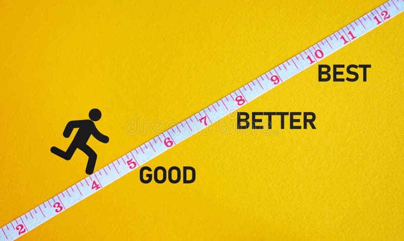 Good, Better, Best - Concept of Developing Skills, Doing a Better Job ...
