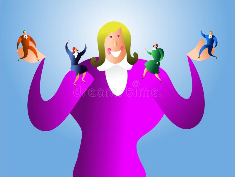 Good boss stock illustration. Illustration of employees - 15781703