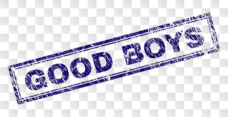 Grunge GOOD BOYS Rectangle Stamp Stock Vector - Illustration of frame ...