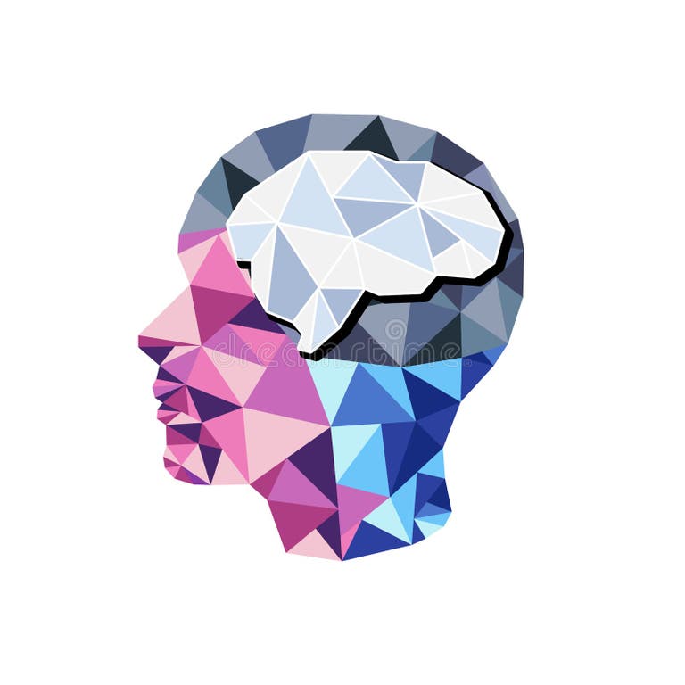 People Head Shape Good Brain Stock Vector - Illustration of breathe ...