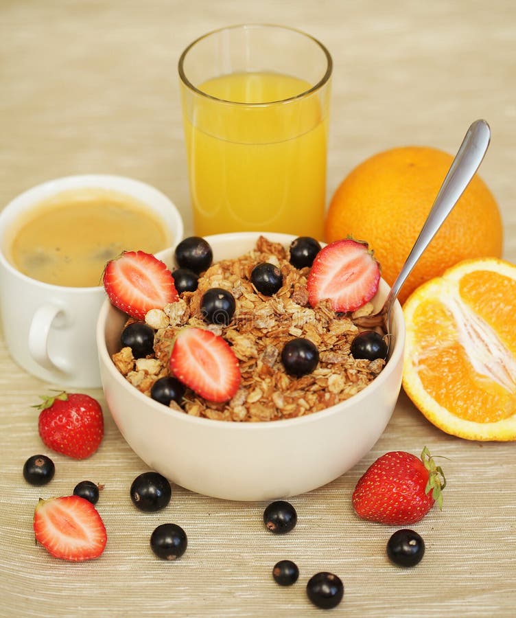 Good breakfast stock image. Image of closeup, natural - 36268479