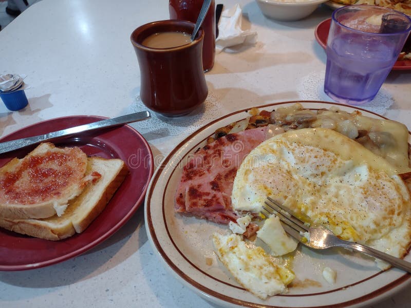 Good Breakfast this Morning for Us Stock Image - Image of good ...