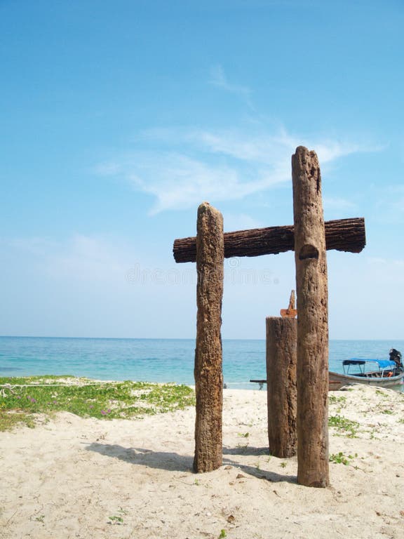 Good Bye Beach stock photo. Image of billboard, view - 10830758