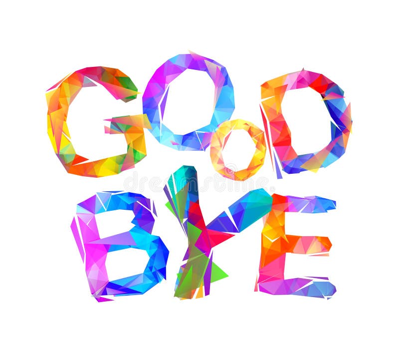 Bye Letters Stock Illustrations – 146 Bye Letters Stock Illustrations ...