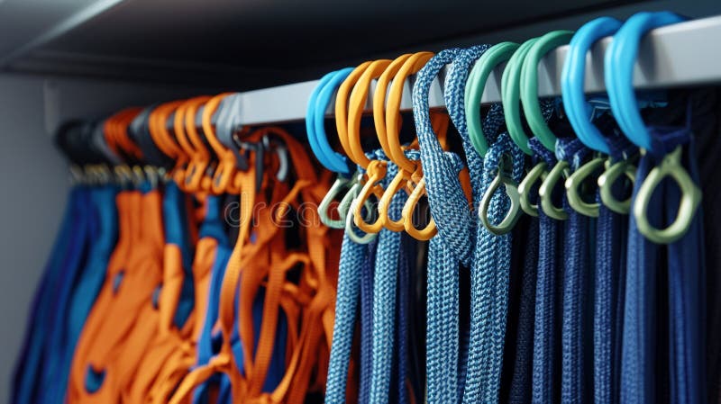 Good Climbing Ropes for Rock Climbing Stock Image - Image of background ...