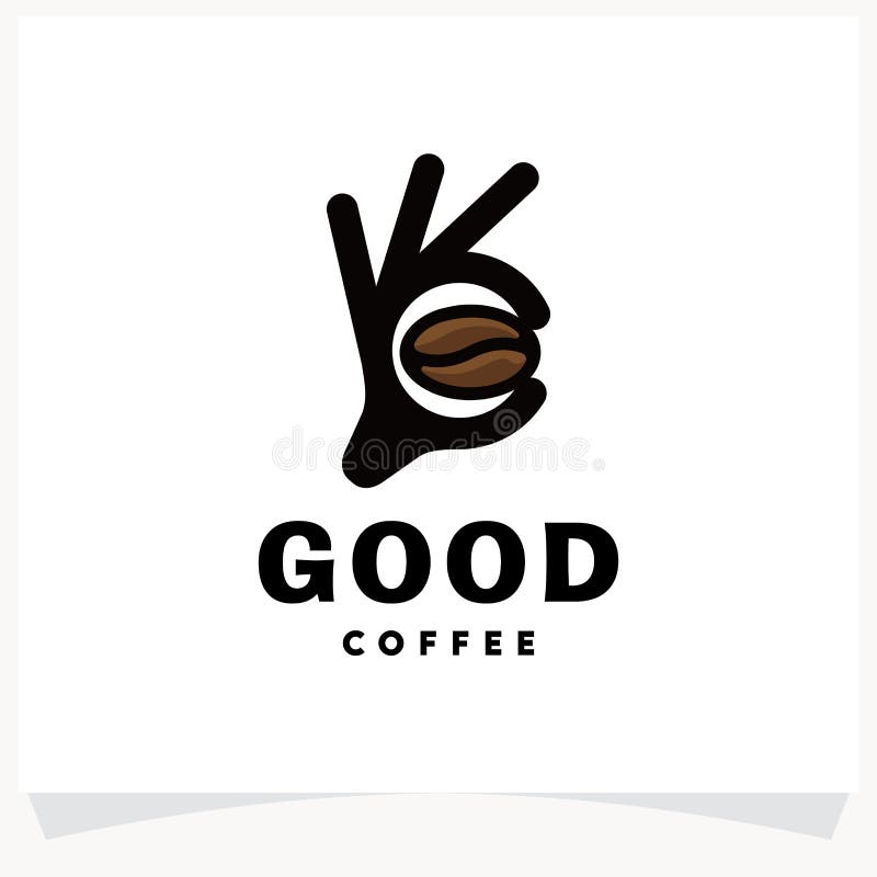 Good Coffee Logo Design Template Stock Vector - Illustration of energy ...