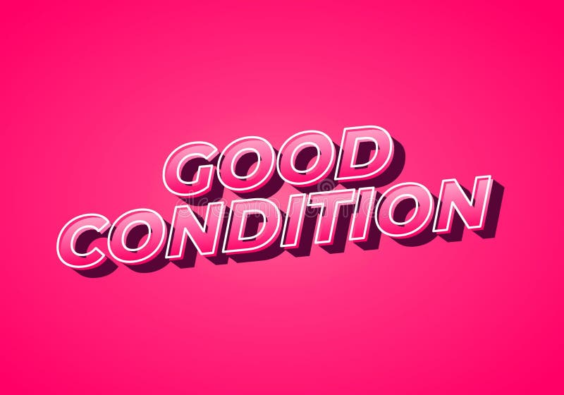 Good Condition. Text Effect in 3D Look with Gradient Purple Yellow ...