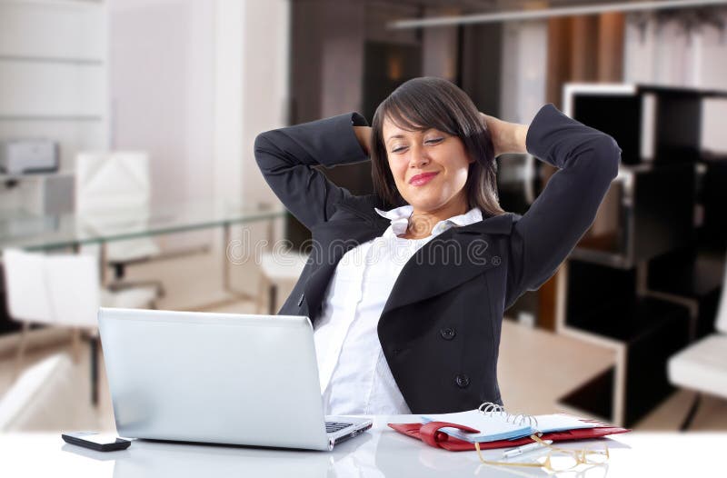 Good day stock image. Image of laptop, manager, computer - 17181137