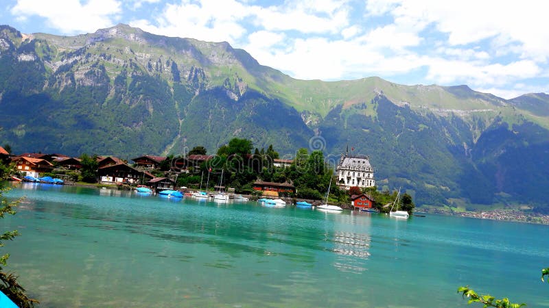 Mountain and lake stock photo. Image of great, views - 139810276
