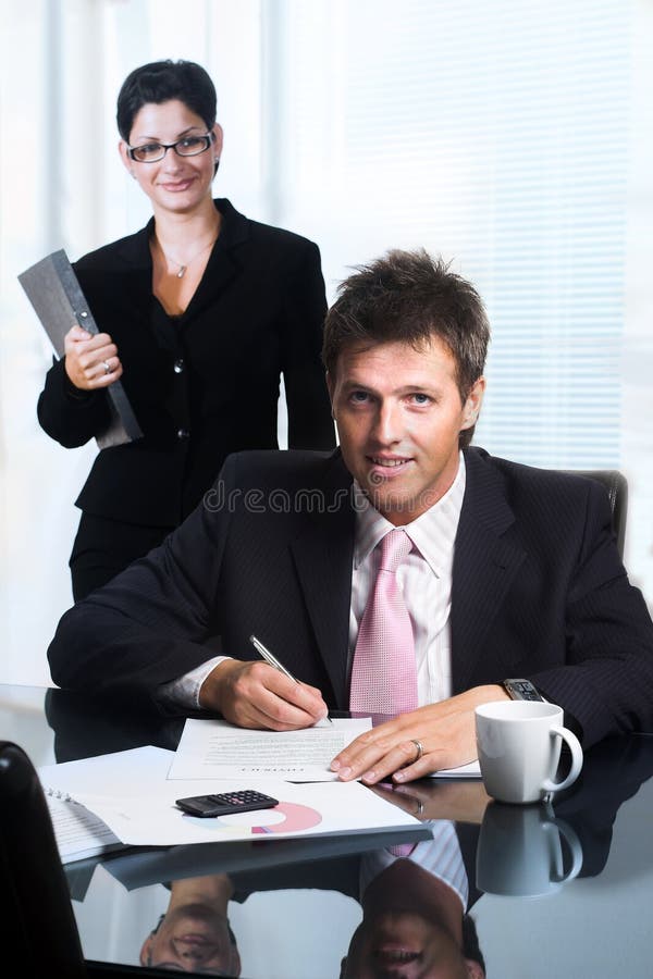 Good deal stock photo. Image of partner, handsome, lady - 1204852