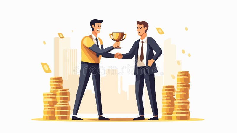 Good Deal Win-win Strategy Solution Stock Illustration - Illustration ...