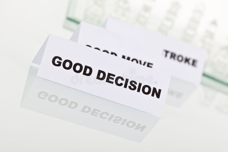 Good decision stock photo. Image of strategy, studio - 18170746
