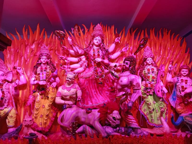 Good this Good Durga Maa Maheshwari Maa Kali Stock Image - Image of ...
