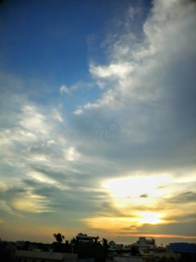 Good evening sun image.. stock photo. Image of good - 159620472