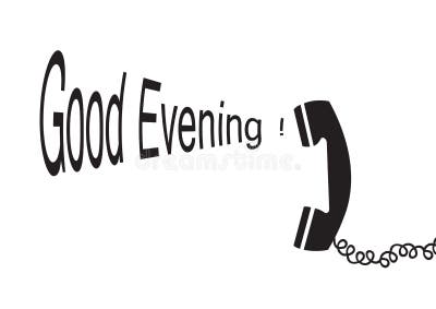 Good Evening Stock Illustrations – 9,278 Good Evening Stock ...
