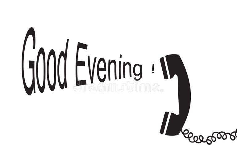 Good Evening Stock Illustrations – 9,278 Good Evening Stock ...