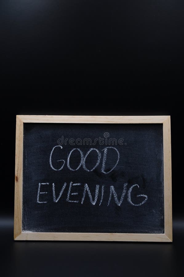 Good Evening Write Board Stock Photos - Free & Royalty-Free Stock ...