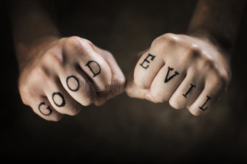 Good or Evil stock photo. Image of goodness, conceptual - 23632756