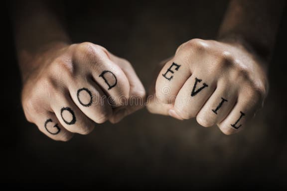 Good or Evil stock photo. Image of goodness, conceptual - 23632756