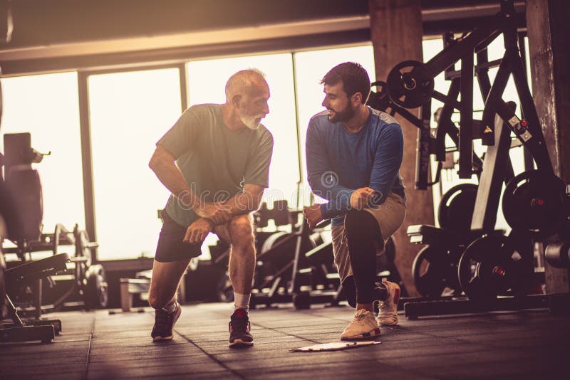 Good Exercise. People at Gym. Stock Photo - Image of lifestyles, adult ...