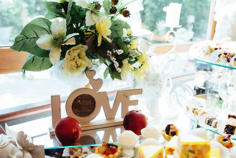 Good Exquisite Buffet Table at a Solemn Event Stock Image - Image of ...