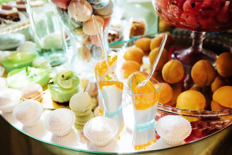 Good Exquisite Buffet Table at a Solemn Event Stock Image - Image of ...