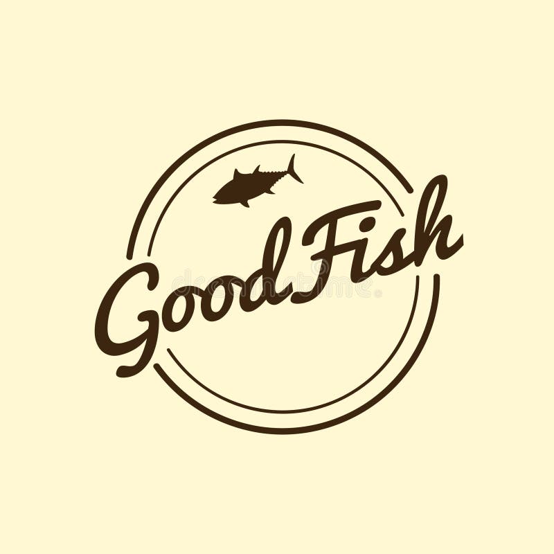 Good Fish Label. Vector Illustration Decorative Design Stock Vector ...