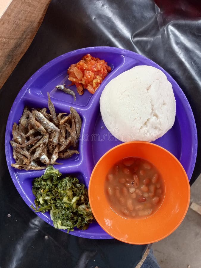 Good food in Africa. stock photo. Image of salad, dessert - 361591464