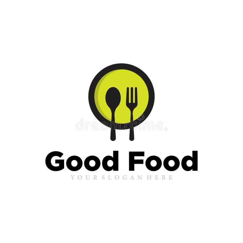 Good Food Logo Icon Vector Template Stock Vector - Illustration of ...