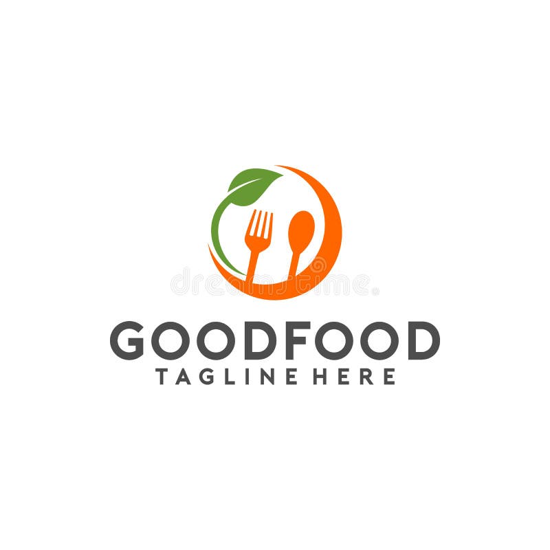 Good Food Logo Concept for Food Logo Vector. Stock Vector ...