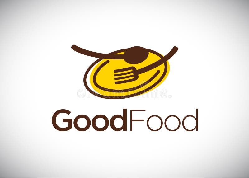 Good Food Logo Vector Design Template Stock Vector - Illustration of ...