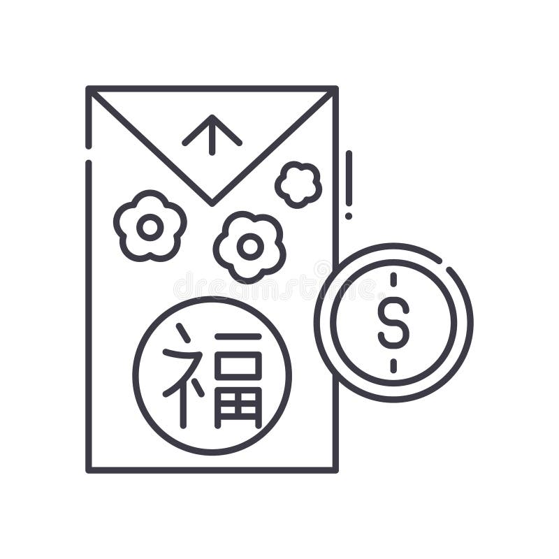 Good Fortune Icon, Linear Isolated Illustration, Thin Line Vector, Web ...