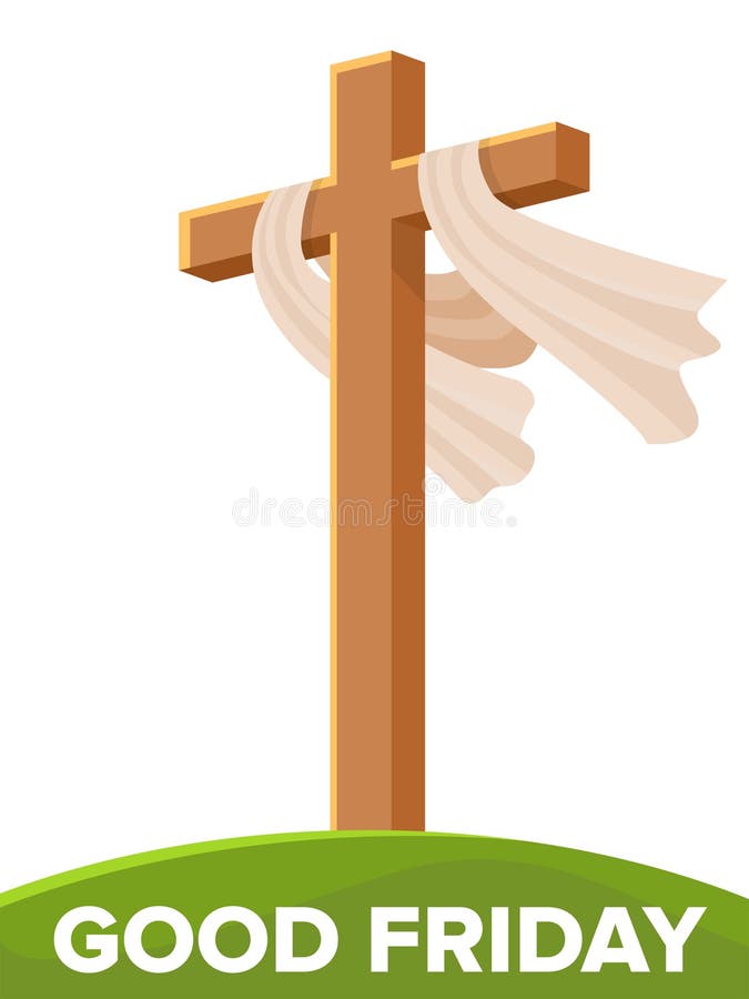Holy Cross, Good Friday the Christian Cross Stock Vector - Illustration ...