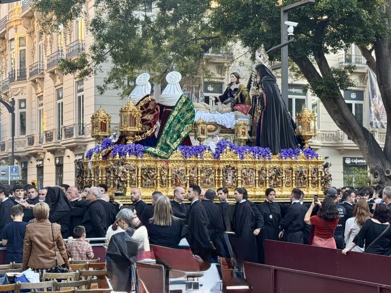 Good Friday Procession in Malaga, Spain Editorial Photo - Image of ...