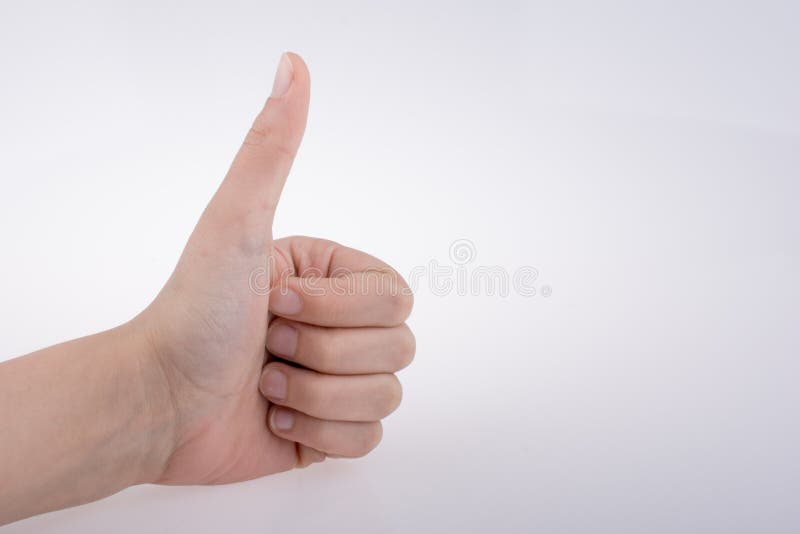 Good gesture stock image. Image of thumb, closeup, approve - 16227405