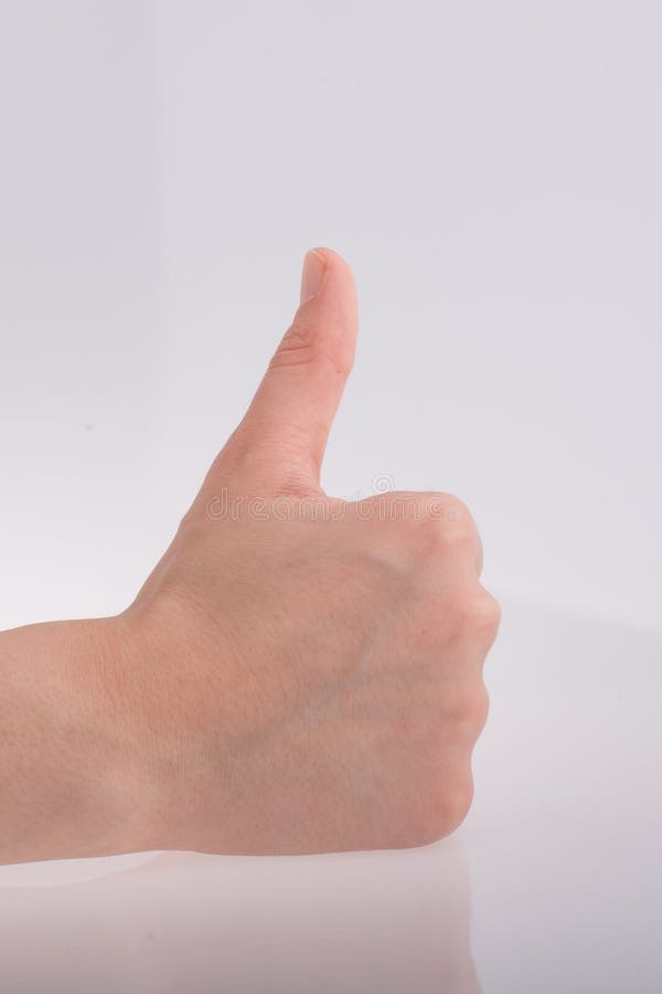 Good gesture stock image. Image of thumb, closeup, approve - 16227405