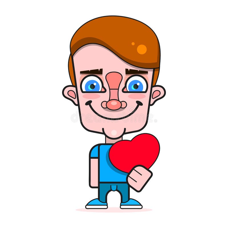 Cartoon good guy stock illustration. Illustration of retro - 54327649