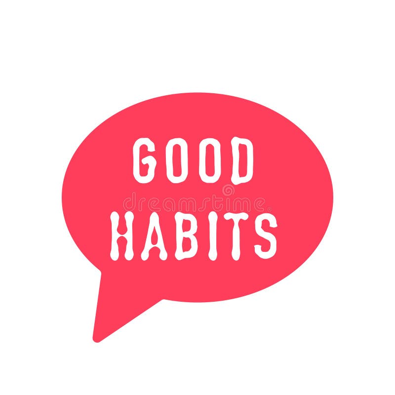 Good Habits Stock Illustrations – 1,472 Good Habits Stock Illustrations ...