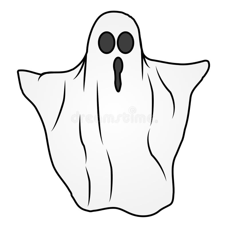 Good halloween ghost stock vector. Illustration of cartoon - 100053082
