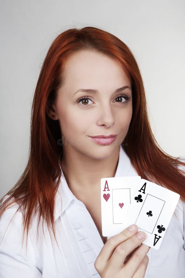 A good hand stock image. Image of success, gambler, female - 21673687
