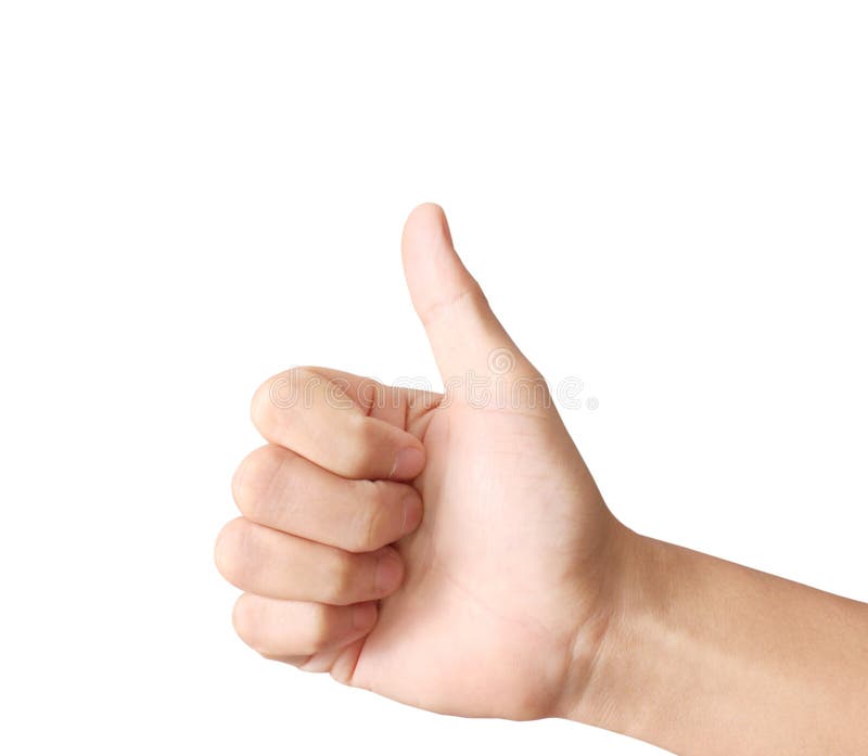 Good Hand gesture stock photo. Image of person, approve - 48799056