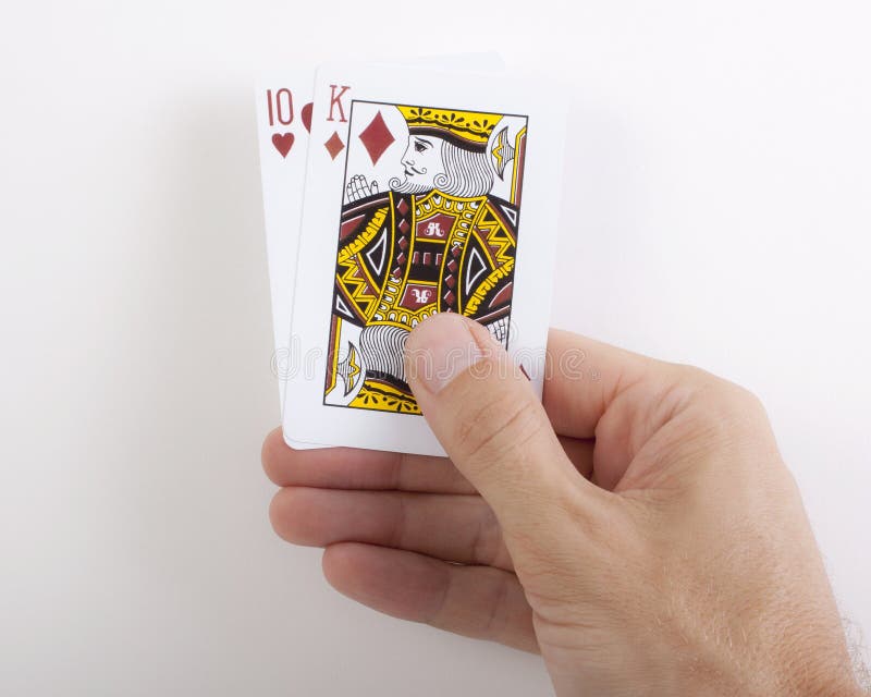 A good hand stock image. Image of diamonds, hand, playing - 42934781