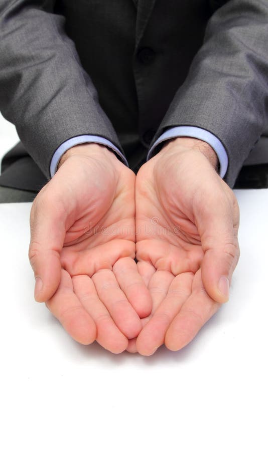 In good hands stock photo. Image of presenting, closeup - 21810224