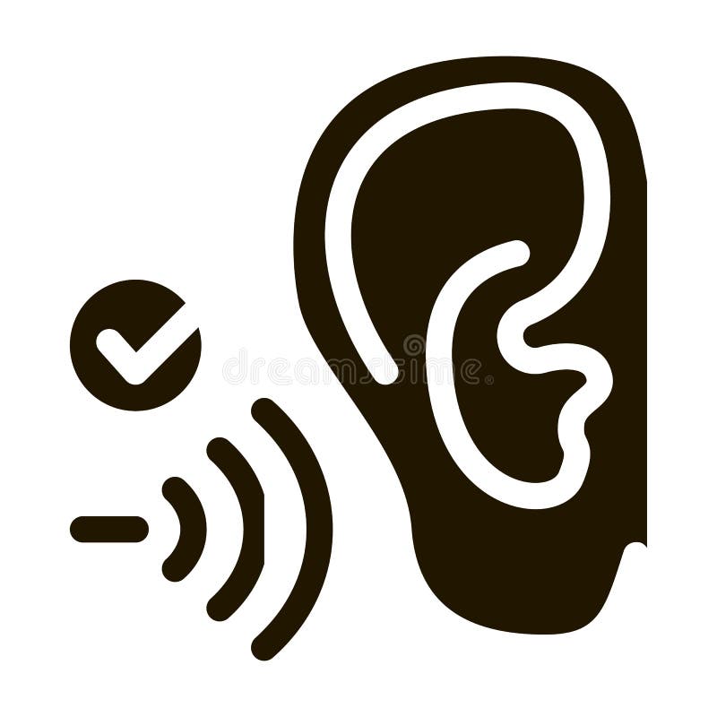 Good Hearing Perception Icon Vector Outline Illustration Stock Vector ...