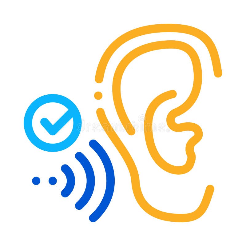 Good Hearing Perception Icon Vector Outline Illustration Stock Vector ...