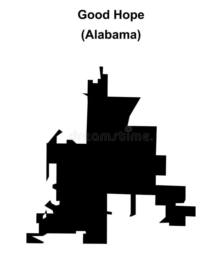 Good Hope outline map stock vector. Illustration of borders - 385901455